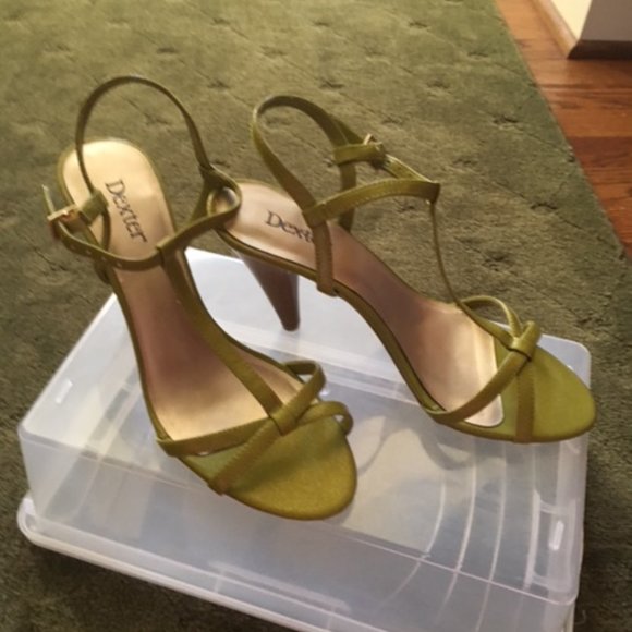 Dexter | Shoes | Dexter Spring Green Strappy Heels 8 | Poshmark